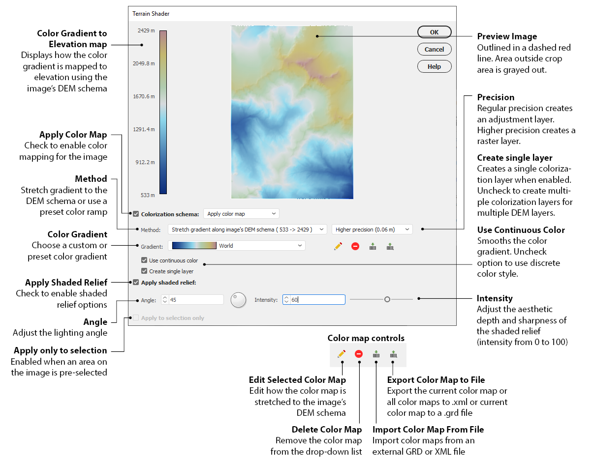 Using Terrain Shader – Avenza Systems